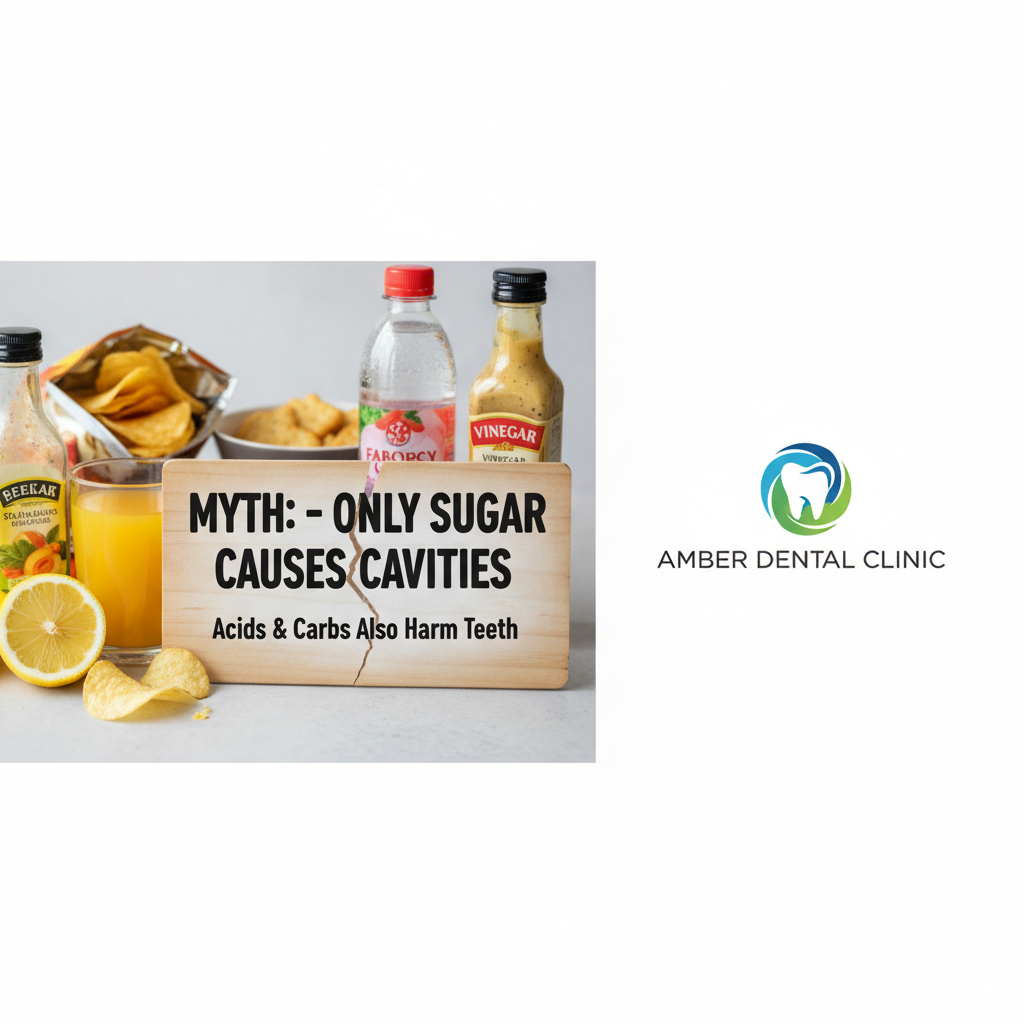 Myth – Only Sugar Causes Cavities – Amber Dental Clinic